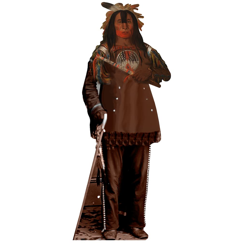 H49898 Buffalo Bull's Back Fat Head Chief Blood Tribe Cardboard Cutout ...
