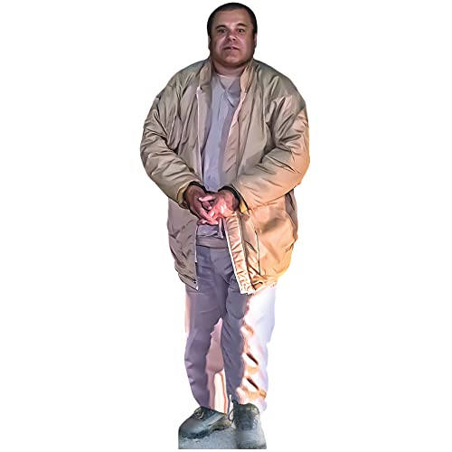 Joaquin Guzman El Chapo Drug Lord Handcuffs Cardboard Cutout Standee S ...