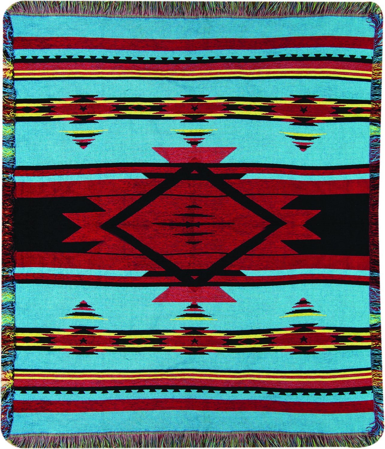 Manual Woodworkers & Weavers Tapestry Throw, Flame Bright, 50 x 60-Inc ...