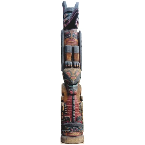 SP12161 Kwakiutl Totem Pole Indian Native American Cardboard Cutout St ...