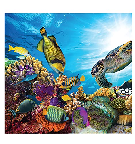 Advanced Graphics Coral Reef Backdrop Life Size Cardboard Cutout Stand ...