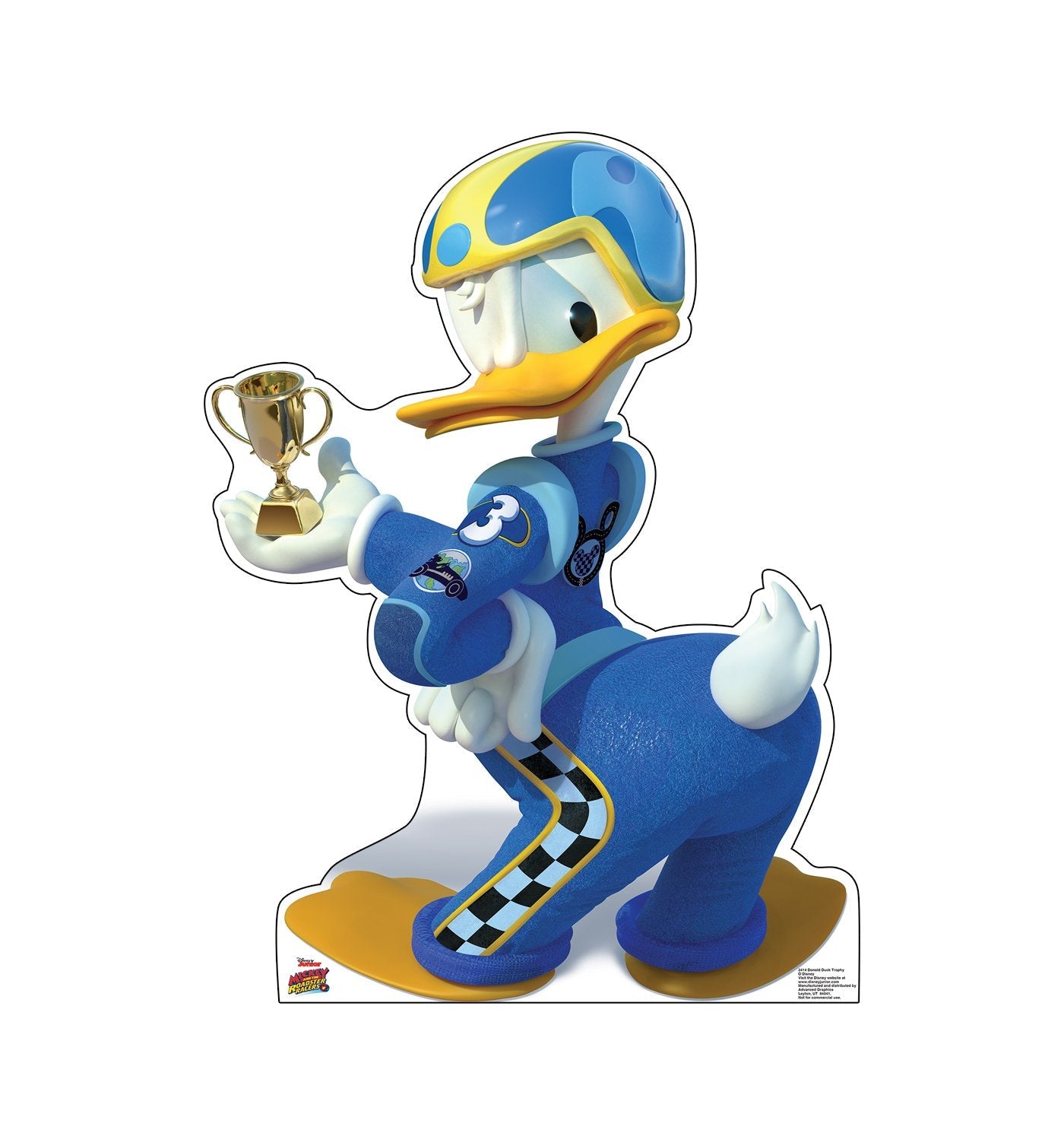 Advanced Graphics Donald Duck Trophy Life Size Cardboard Cutout Standu ...