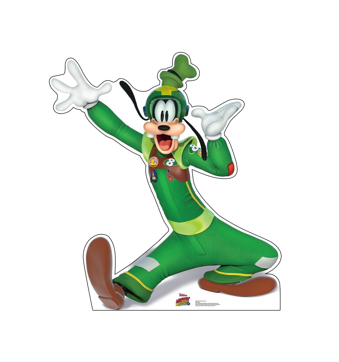 Advanced Graphics Goofy Hands in Air Life Size Cardboard Cutout Standu ...