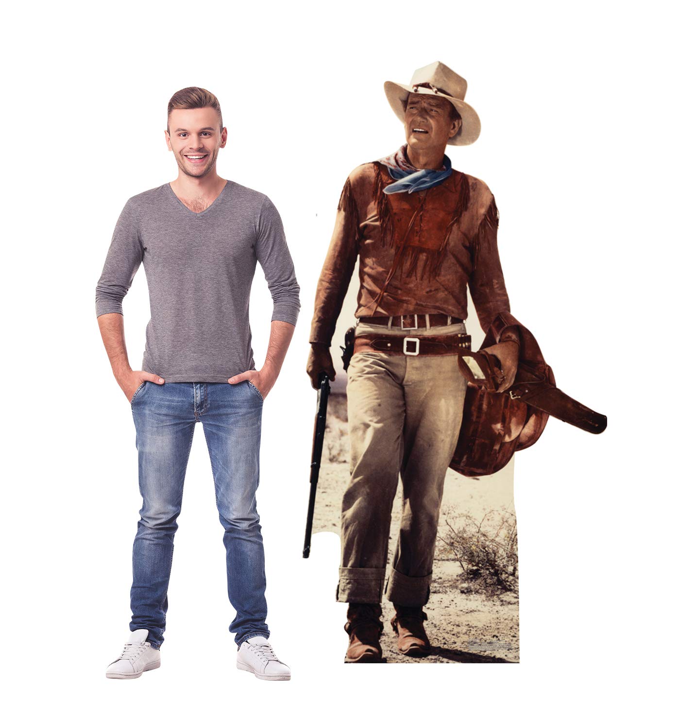 Advanced Graphics John Wayne Desert Life Size Cardboard Cutout Standup ...