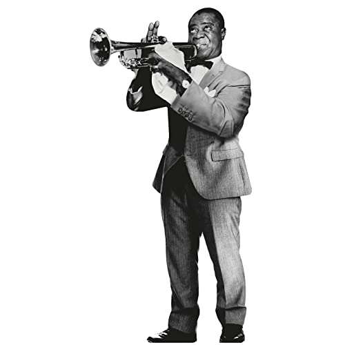 H79477 Louis Louie Armstrong Satchmo Satch Pops Trumpet Jazz Cardboard ...